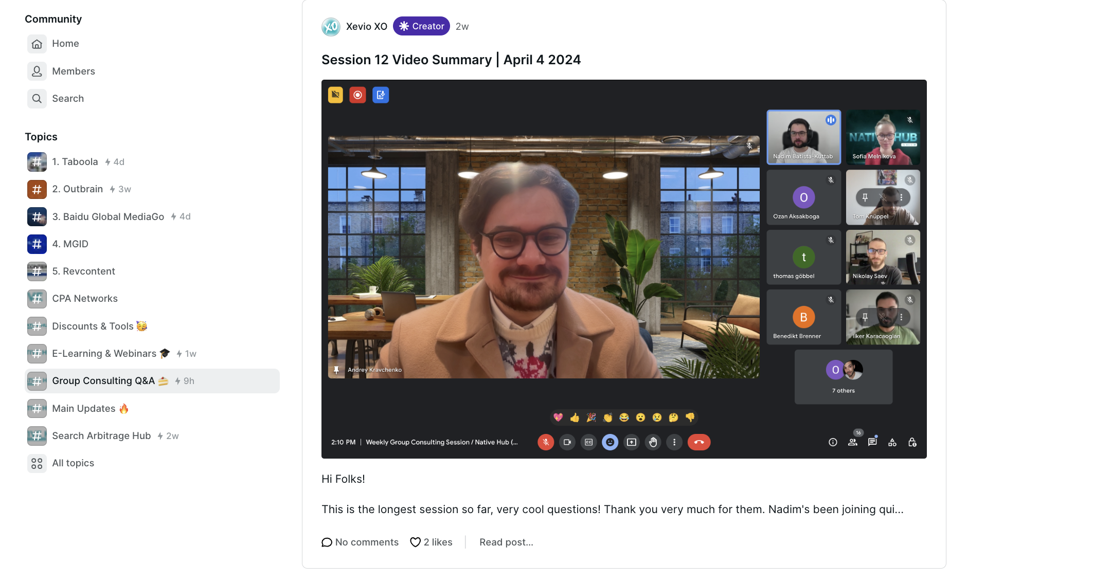Homepage [native-hub.io]